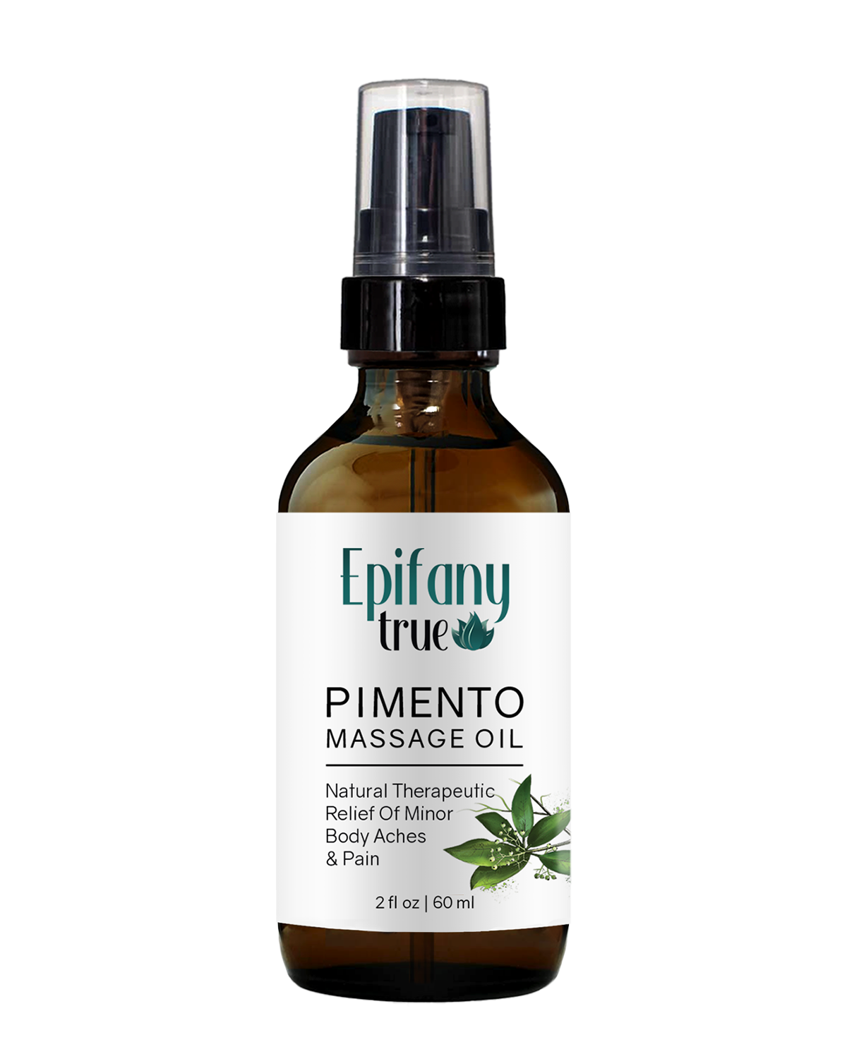 Pimento Massage Oil 2oz 100% Natural | Epifany True